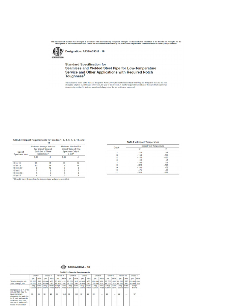 Astm A333 | PDF