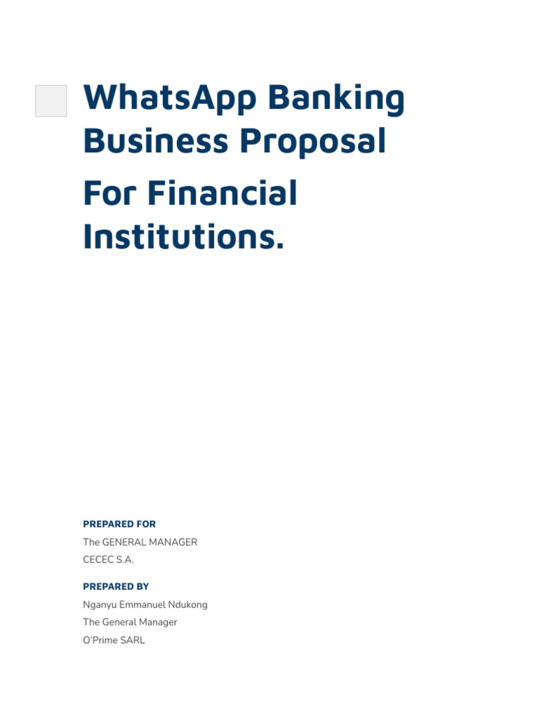 Whatsapp Banking Cecec | PDF