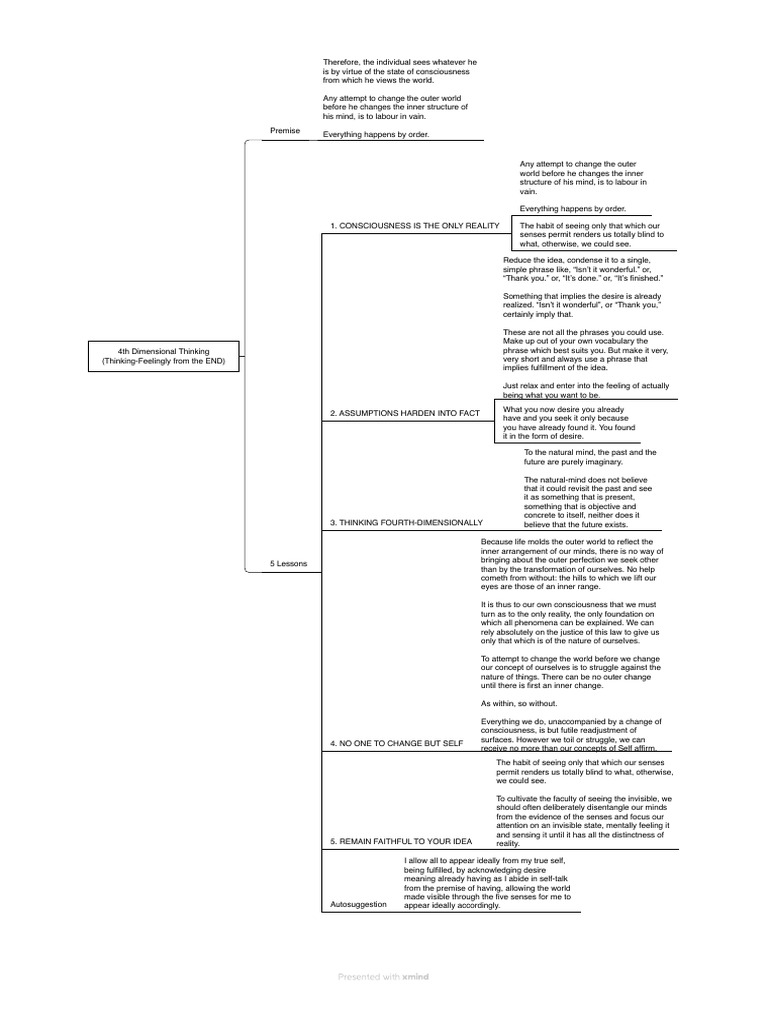 4th Dimensional Thinking (Thinking-Feelingly From The END) | PDF
