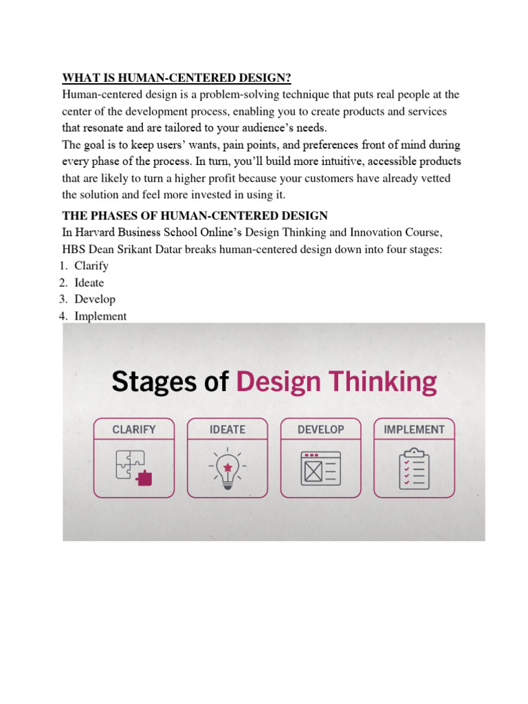 HUMAN Approach Design Thinking Unit-1 | PDF | Design Thinking | Cognition