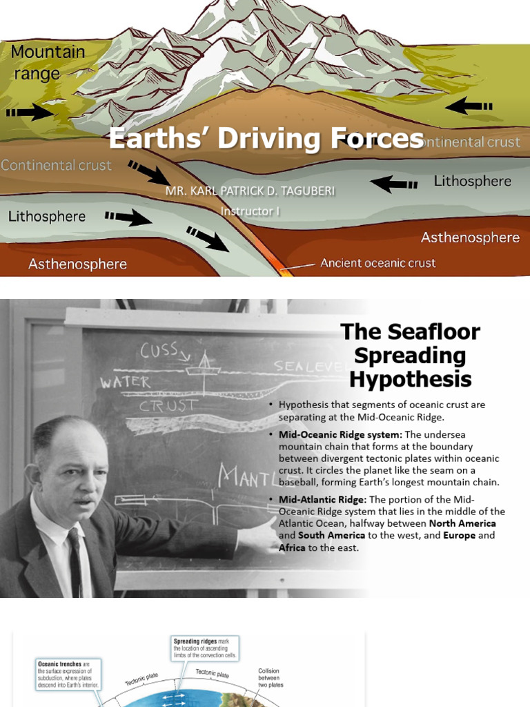L6 Earths Driving Forces | PDF | Plate Tectonics | Volcano