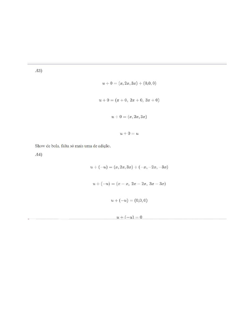 Álgebra Linear | PDF