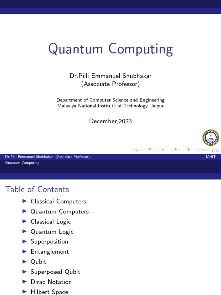 Quantum computing | PDF