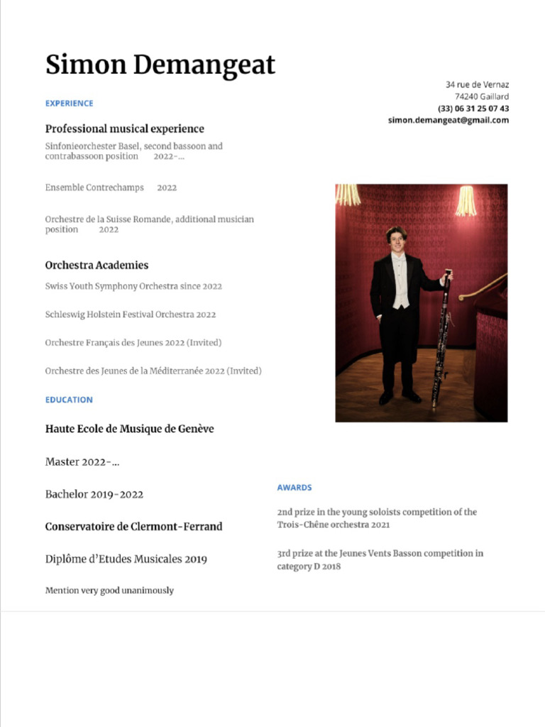 CV Simon PDF | PDF