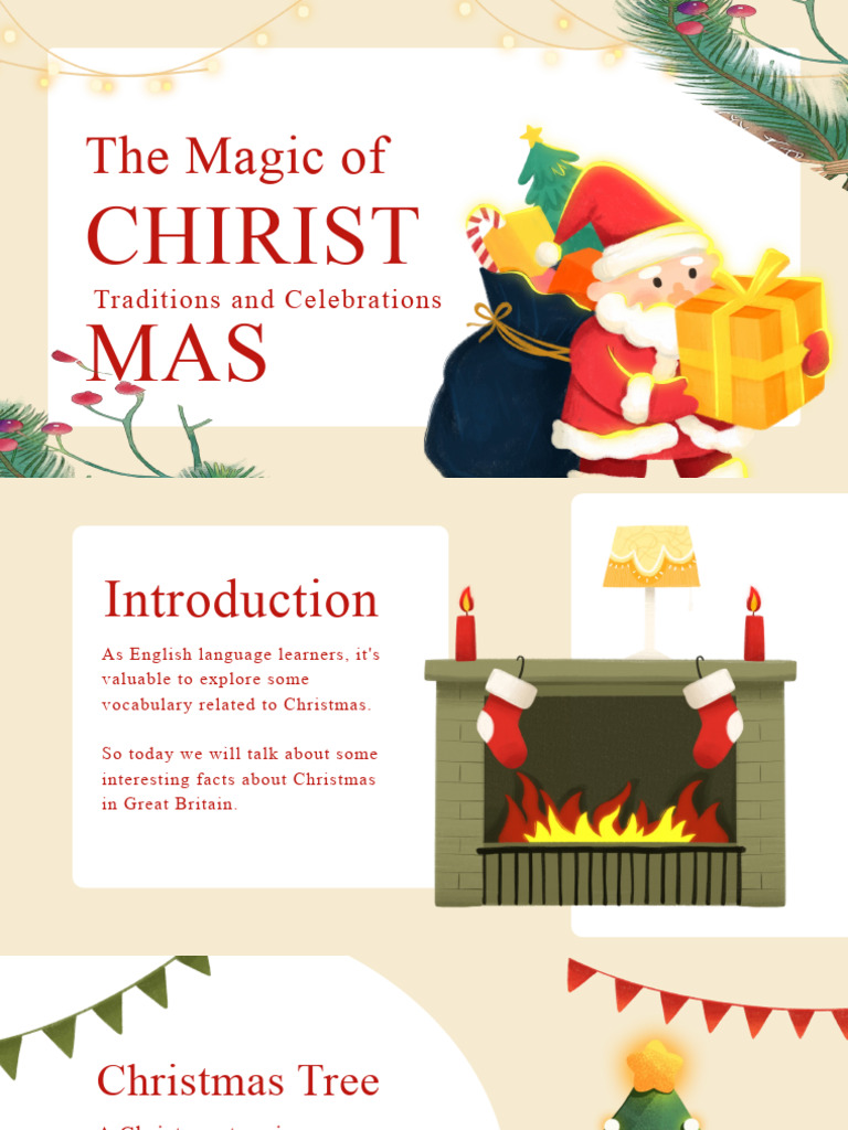 Christmas Traditions and Vocabulary Guide | PDF
