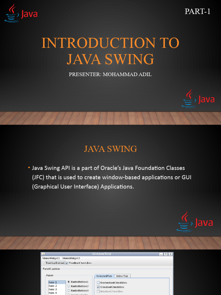 Java Swing Pdf Software Engineering Computer Programming