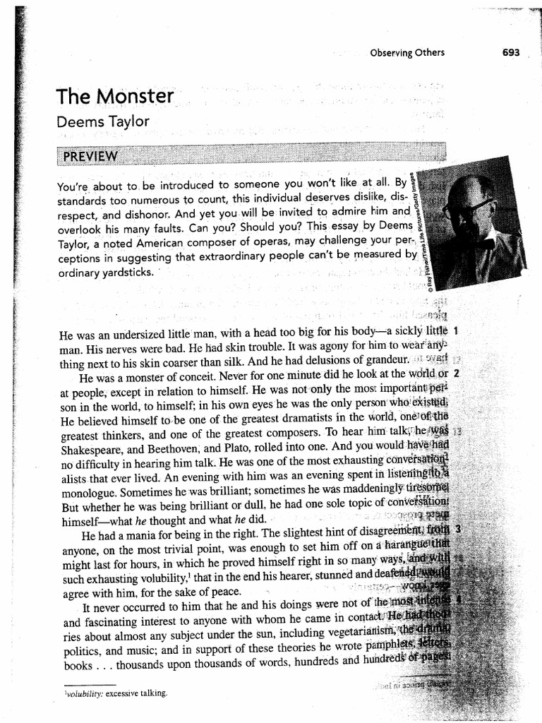 The Monster | PDF