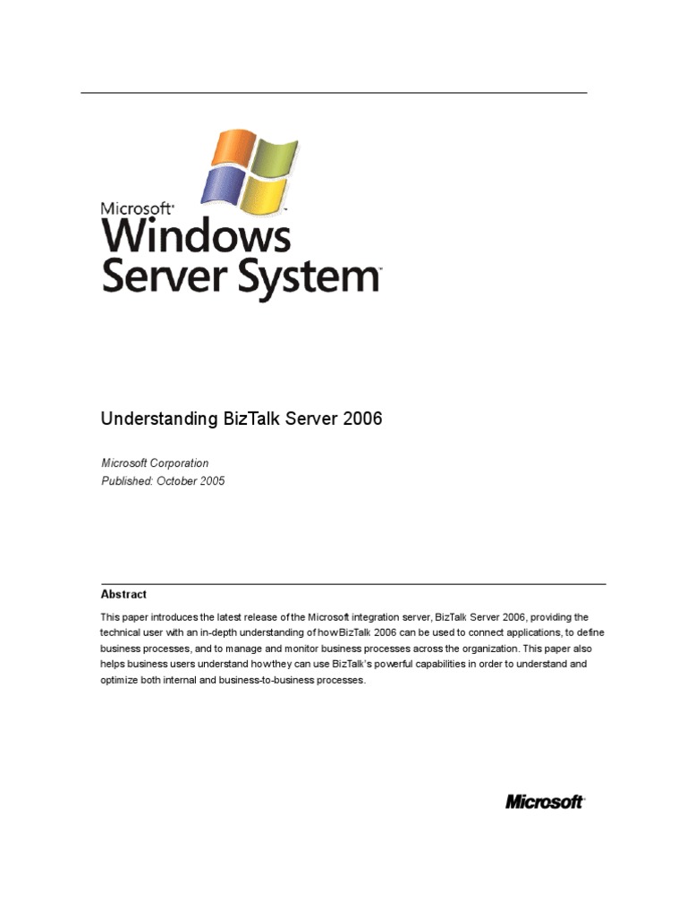 Understanding BizTalk Server 2006 | PDF | Xml Schema | Xml