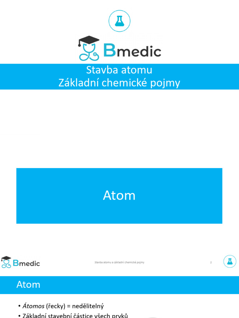 1 - Atom-Základní-Pojmy BR - v2 - C | PDF