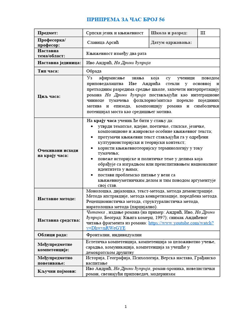 Priprema Za Cas Broj 56 Na Drini Cup | PDF