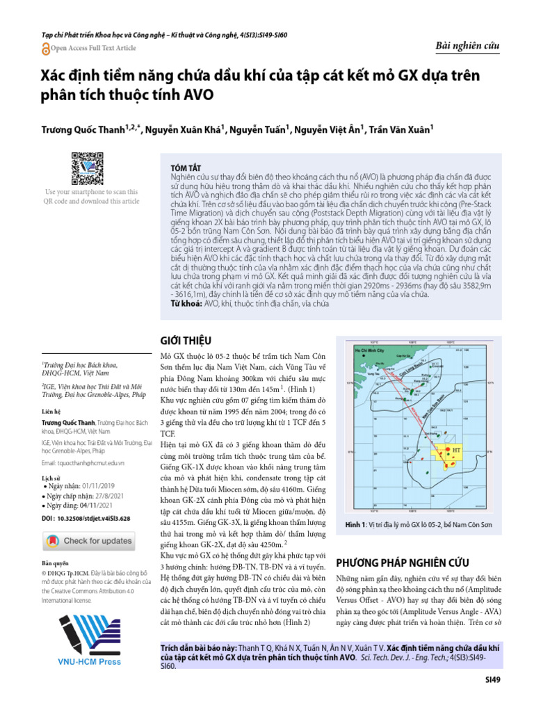 đánh giá tiềm năng chứa dầu khí - AVO | PDF