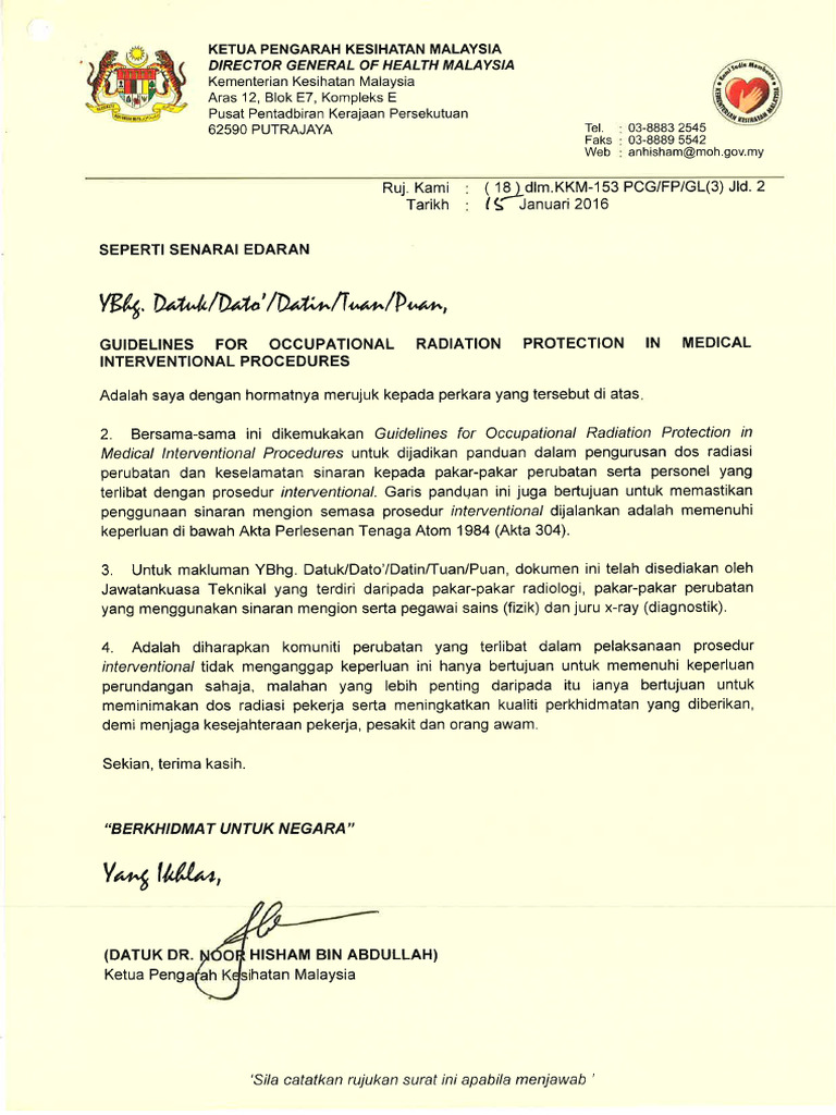 Guideines On Occupational Radiation Protection in Medical ...