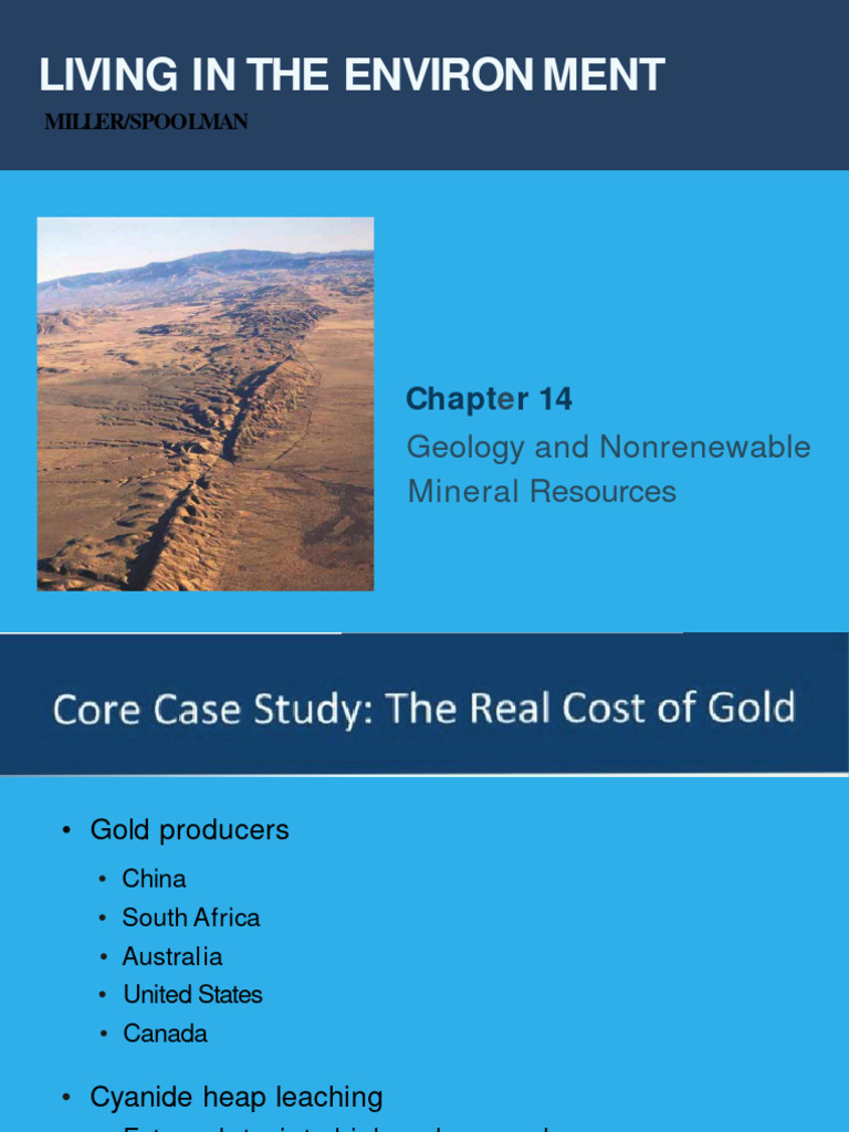 Geology and Nonrenewable Resources | PDF | Water | Earth Sciences