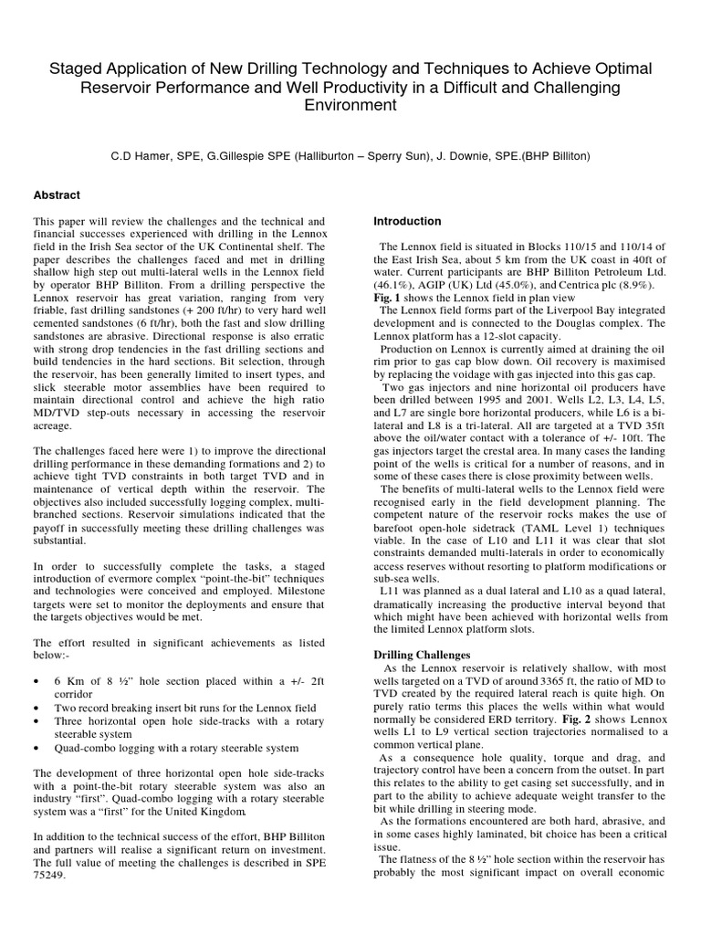 Challenge Hard Drilling Case | PDF | Oil Well | Drilling