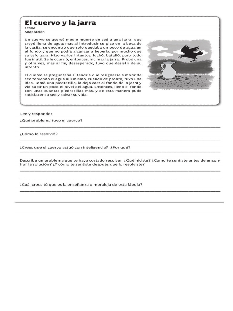 comprension lectora ACTIVIDADES | PDF