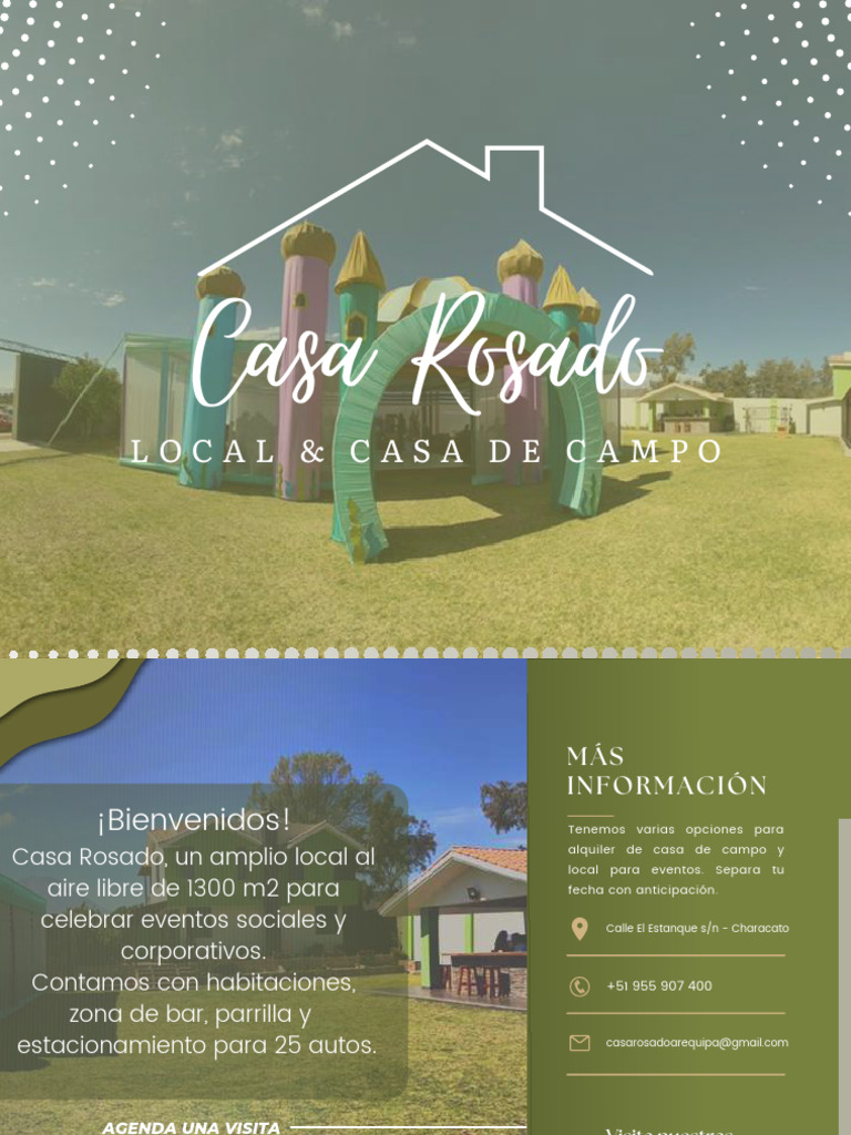 Casa Rosado Brochure 2022 Comprimido | PDF