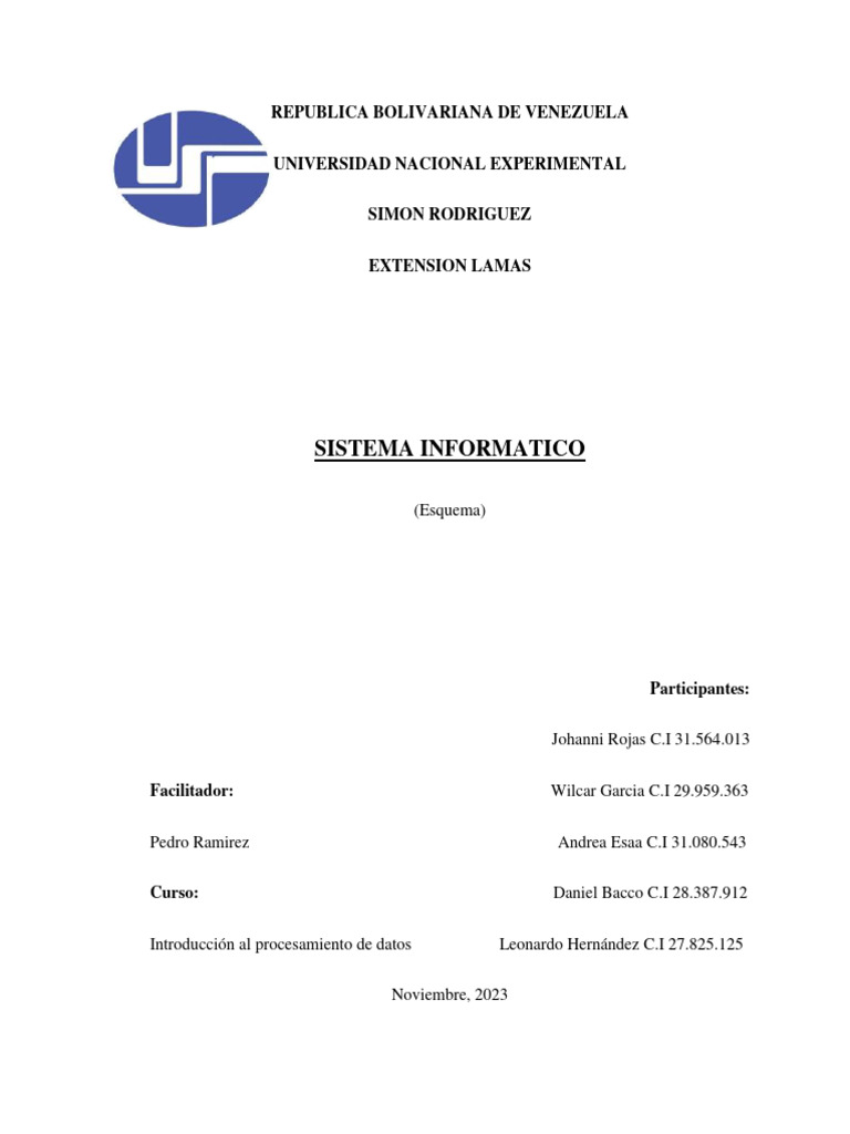 Sistema Informatico | PDF