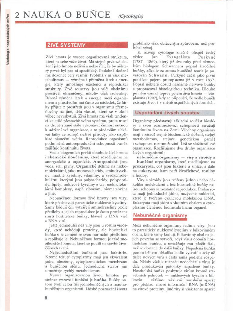 Morfologie Hospodarskych Zvirat Marvan Cela Kniha PDF | PDF