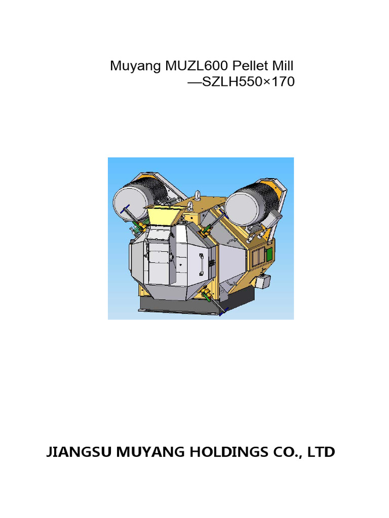 Manual Pellet Muyang 01 - MUZL600 - 006 - 201203 (EN) | PDF