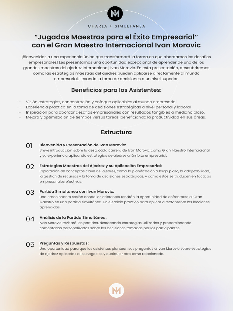 Charla Propuesta | PDF