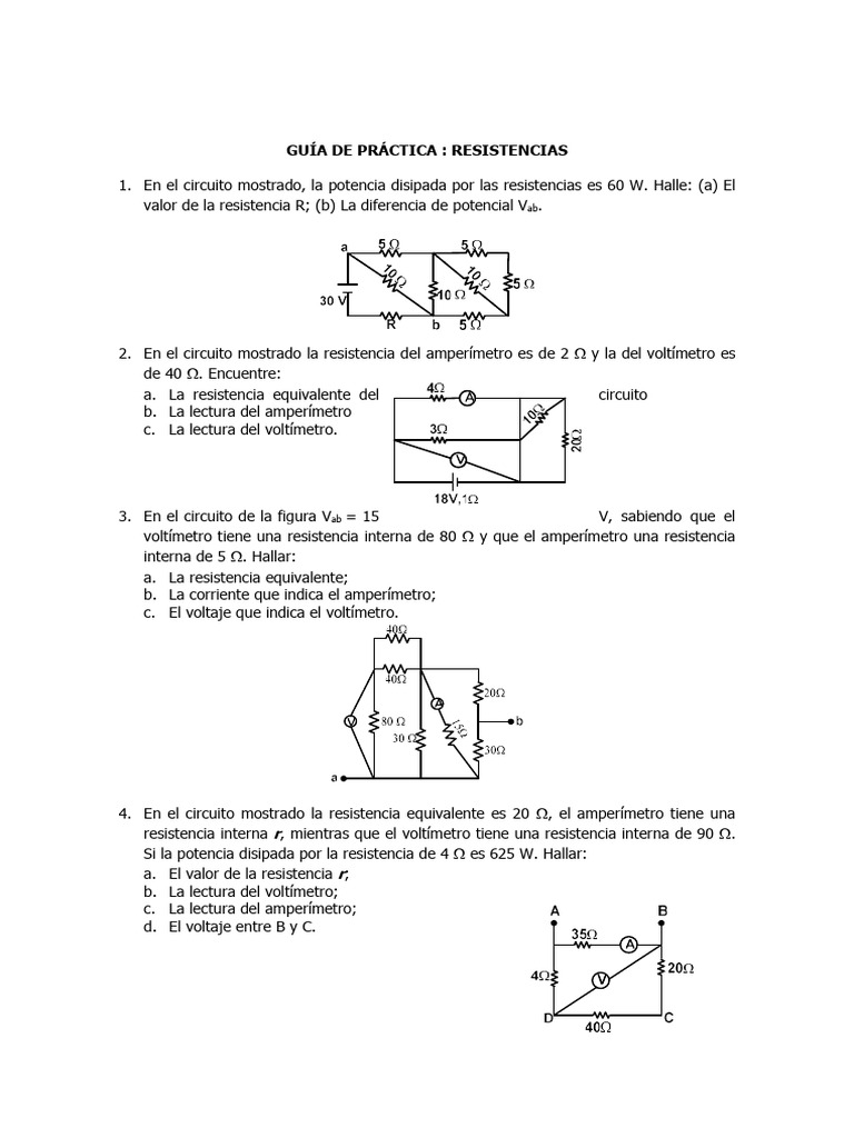 Practica Resistencia | PDF