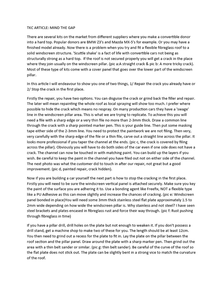 TKC ARTICLE Mind The Gap | PDF