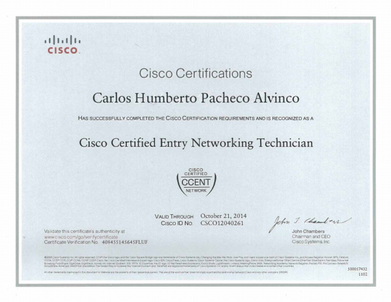 Certificado CCENT | PDF