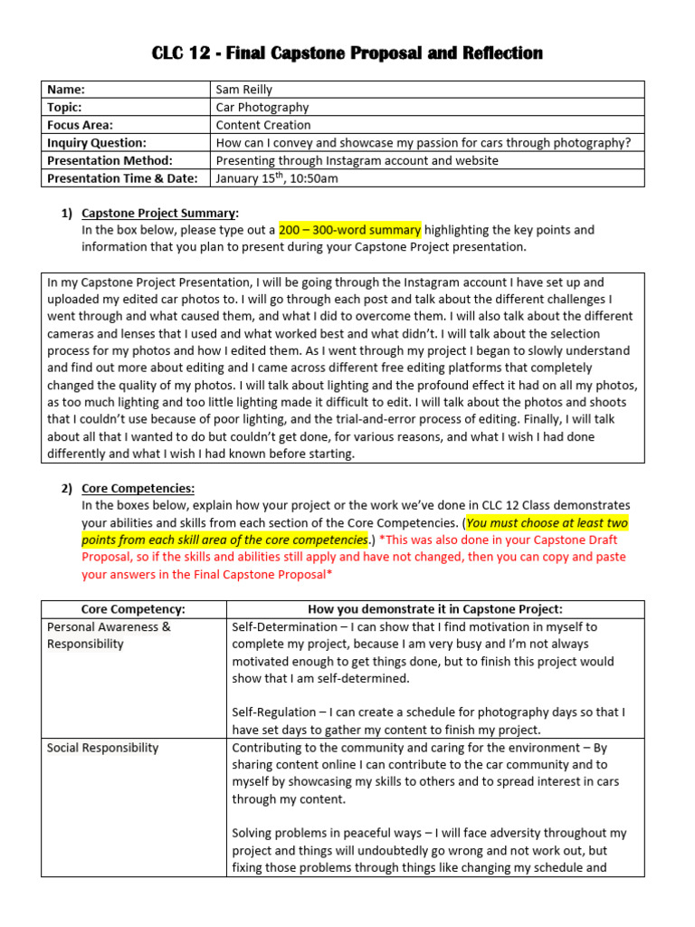 CLC 12-Combined Final Capstone Proposal Ref | PDF