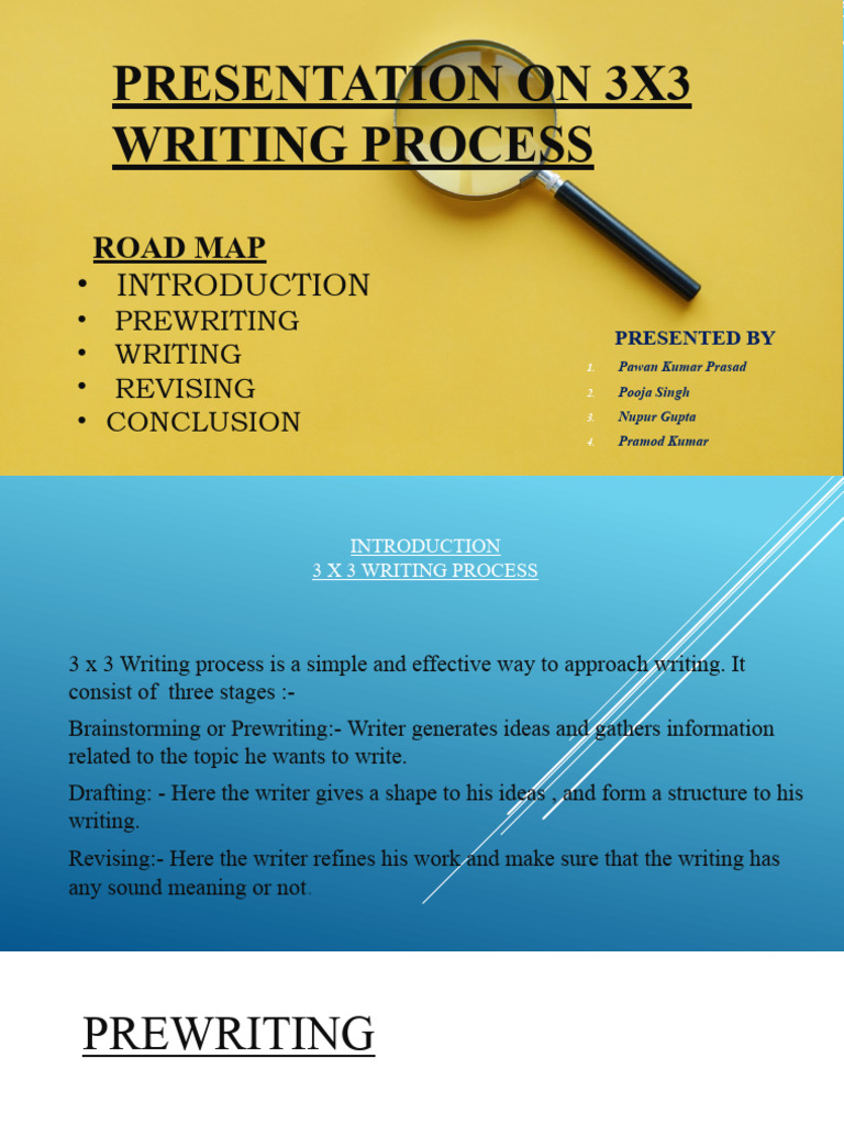 Writing Process Presentation | PDF
