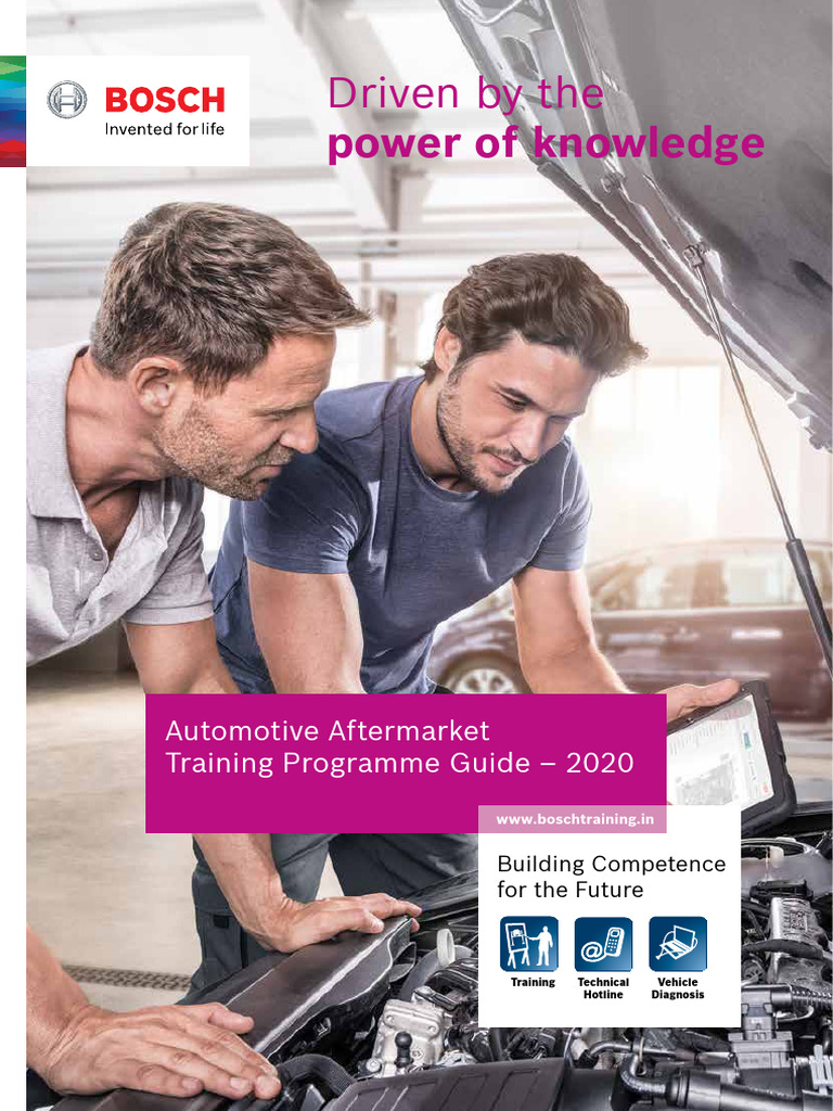 1396 Bosch Training Programme Guide 2020 20-12-19 LR | PDF | Fuel Injection | Diesel Engine
