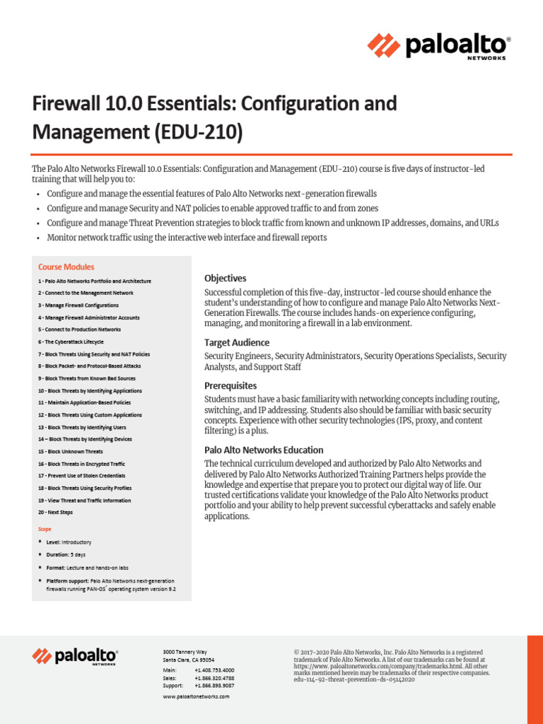 Edu 210 10x Datasheet | PDF | Firewall (Computing) | Security