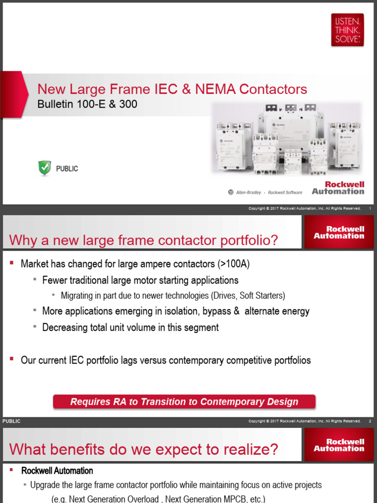 New Large Frame Contactor Component Call August 2017 - 2 | PDF ...