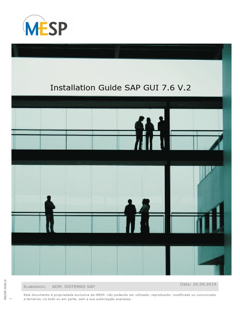 1-Manual BC01 Sap Gui7.6 Install V2 | Download Free PDF | Microsoft Windows | Graphical User ...