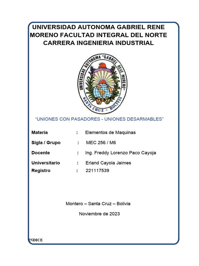 Uniones Con Pasadores | PDF