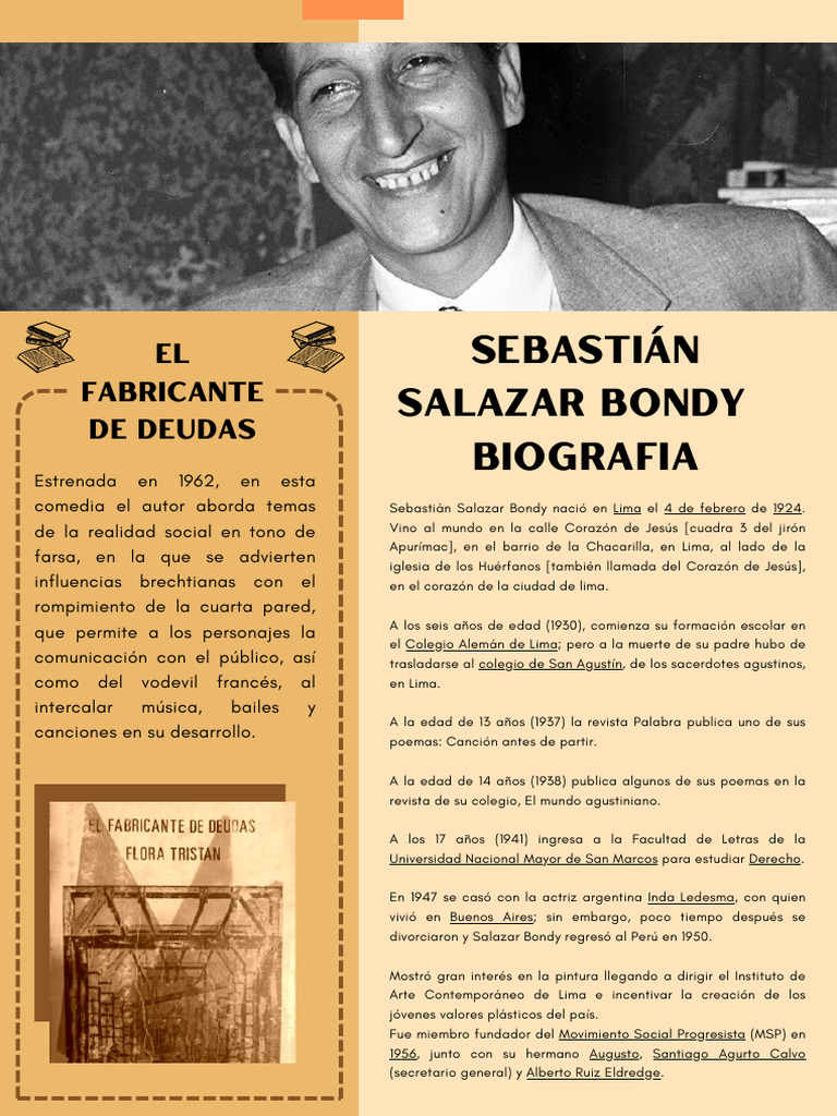 Biografia Sebastian Salazar Bondy | PDF