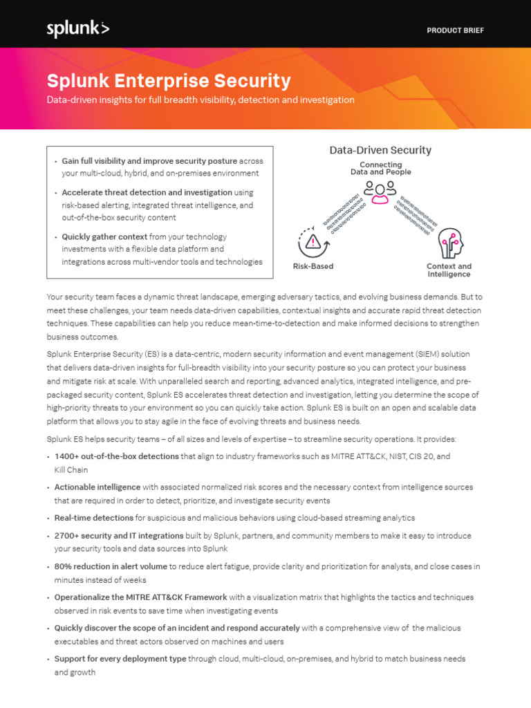 splunk-enterprise-security | PDF | Cloud Computing | Information Technology Management