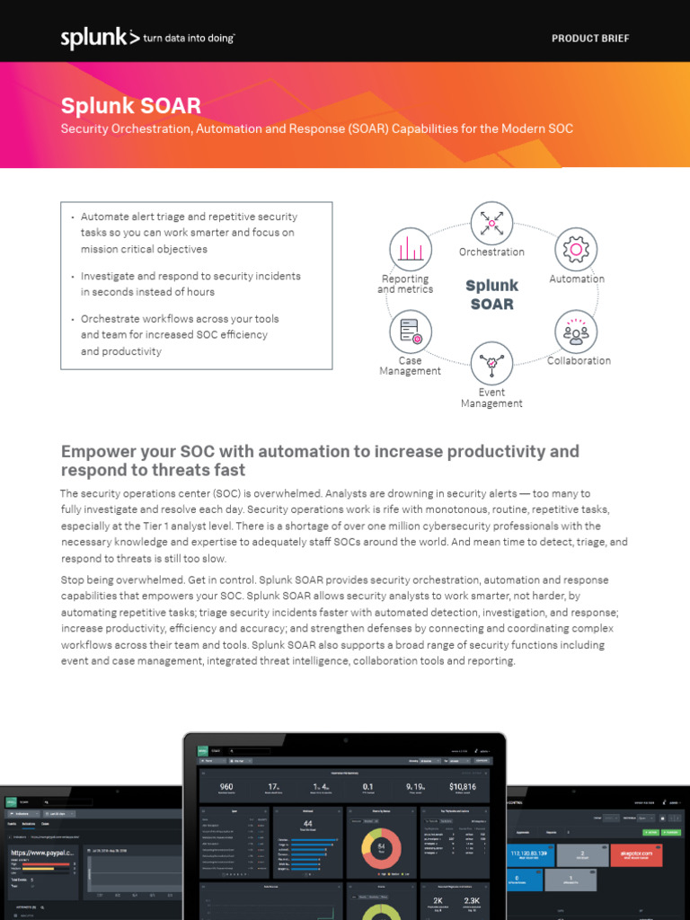 splunk-soar | PDF | Automation | Information Technology Management
