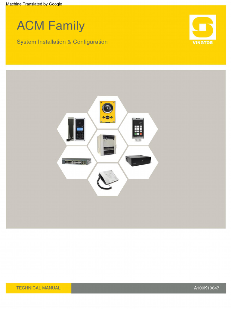 A100K10647 ACM Family SystemOverview v.3.1 | PDF