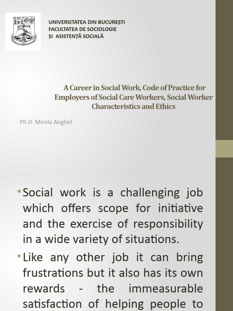 Course 2 Ethics | PDF | Social Work | Caregiver