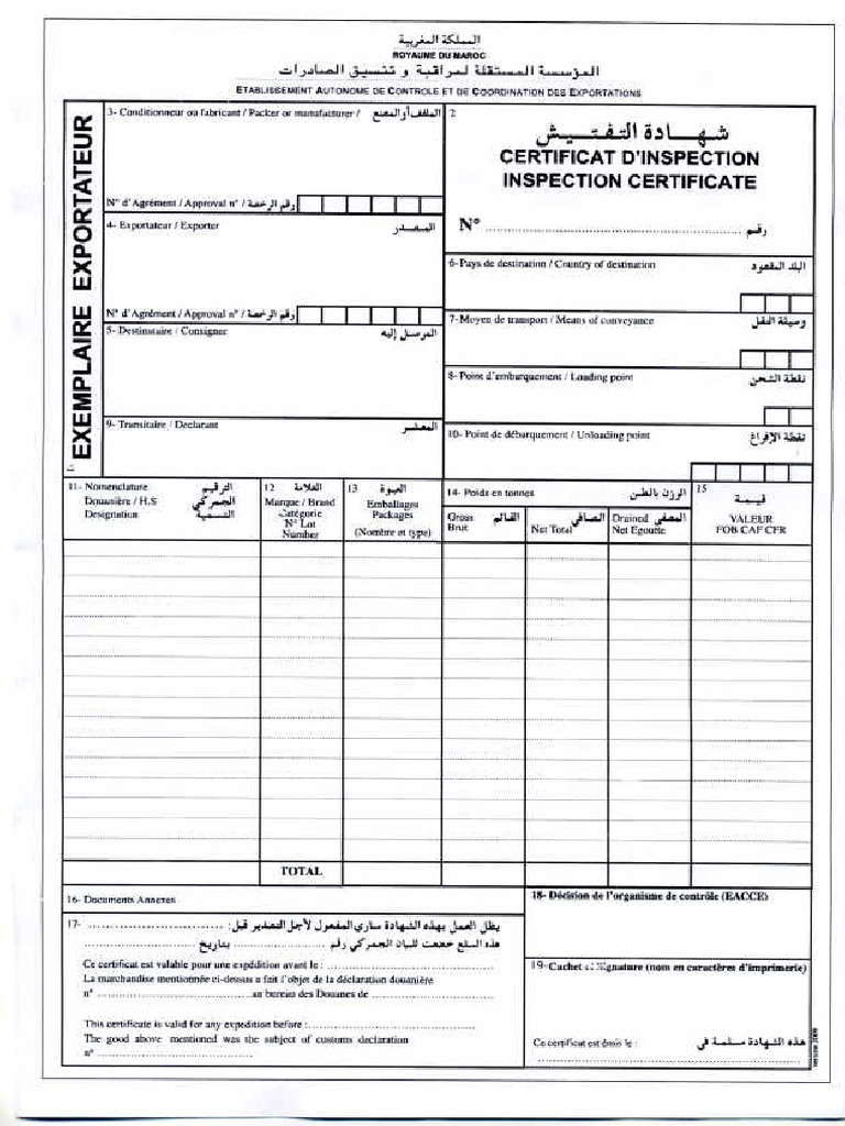 CERTIFICAT-D-INSPECTION | PDF