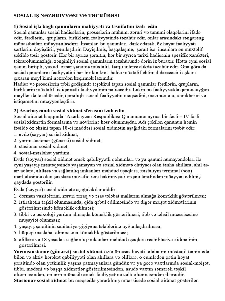 Imtahan Sualları | PDF