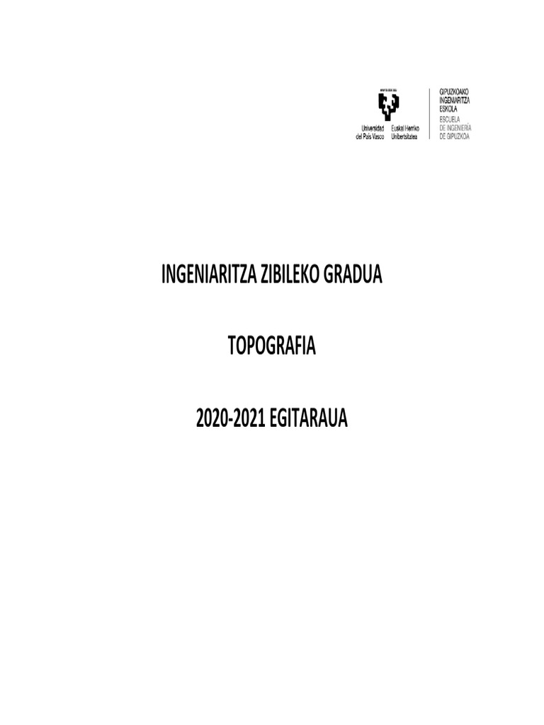 E001-Topografia Definizioa | PDF