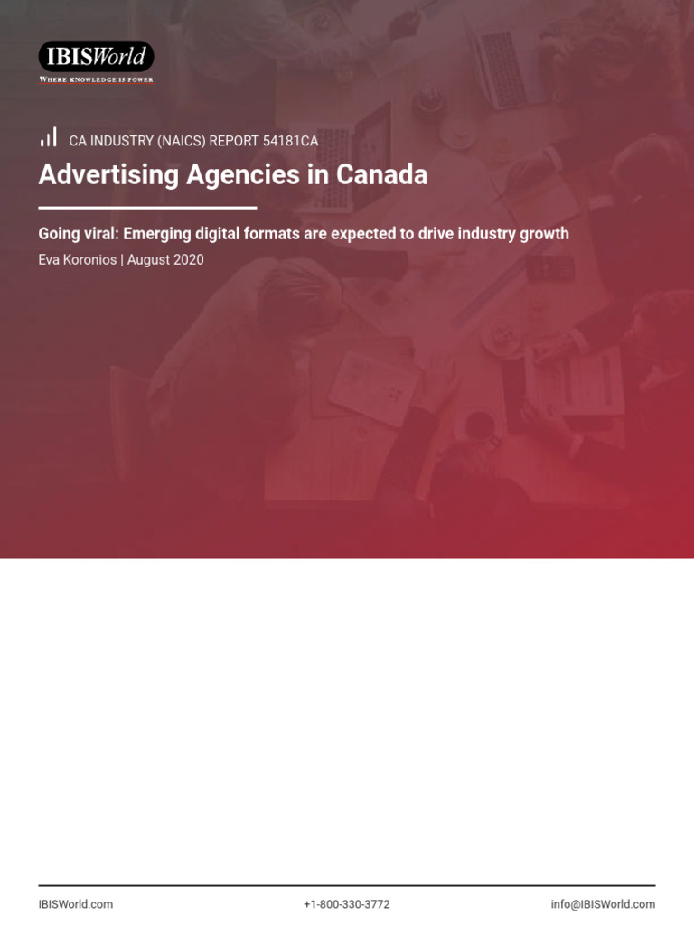 54181CA Advertising Agencies in Canada Industry Report | PDF ...