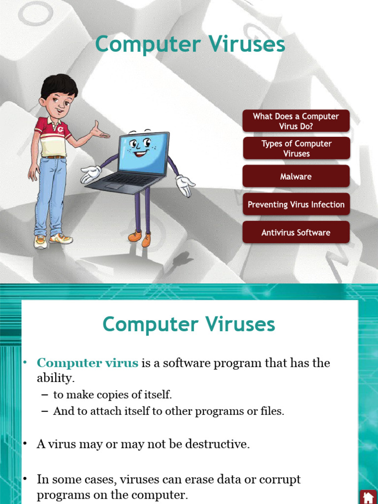 SummarySlideshow_Chapter3 | PDF | Computer Virus | Antivirus Software