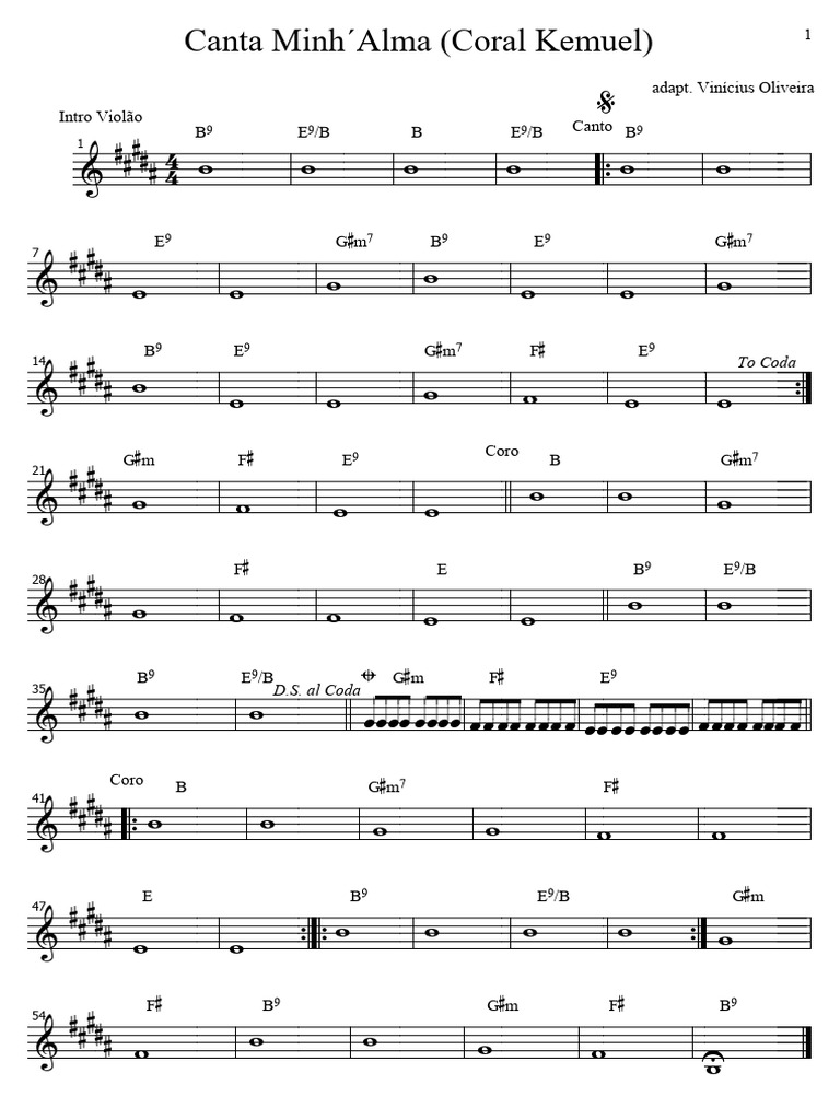 Canta Minh´Alma (Kemuel) | PDF