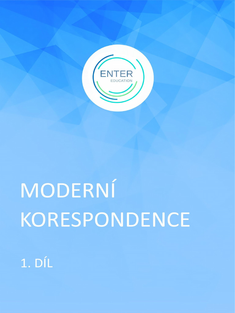 Ucebnice Enter 1.dil | PDF