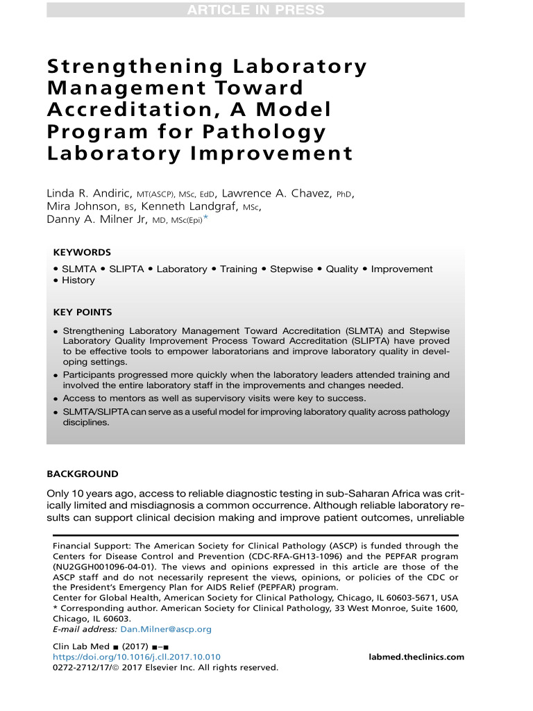 Fardapaper Strengthening Laboratory Management Toward Accreditation A ...