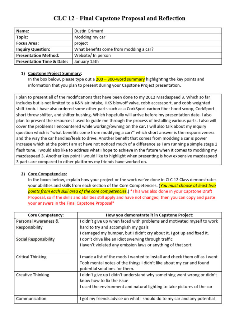 CLC 12-Combined Final Capstone Proposal Ref | PDF