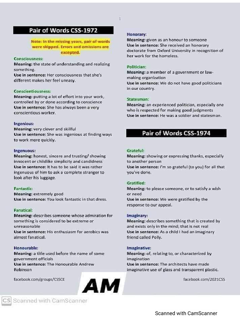 CSS Important Pair of Words | PDF