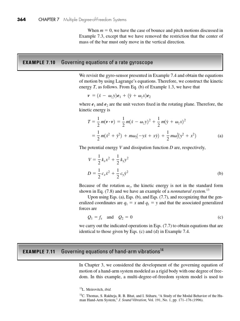 Vibrations Second Edition by Balakumar Balachandran Edward B Magrab 385 ...